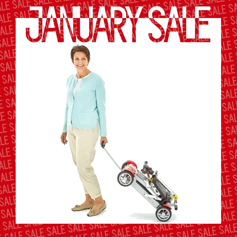 Motion Healthcare mLite Folding Scooter - Lifestyle & Mobility