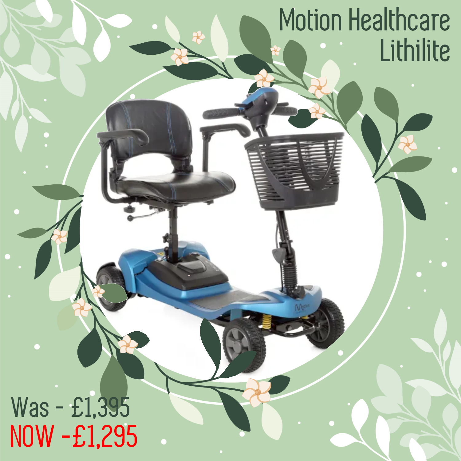 Motion Healthcare Lithilite Mobility Scooter - Lifestyle & Mobility