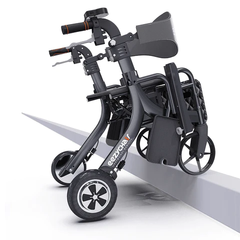 EEZY-ROLLER - The 4-in-1 ultra light folding electric walker-to ...